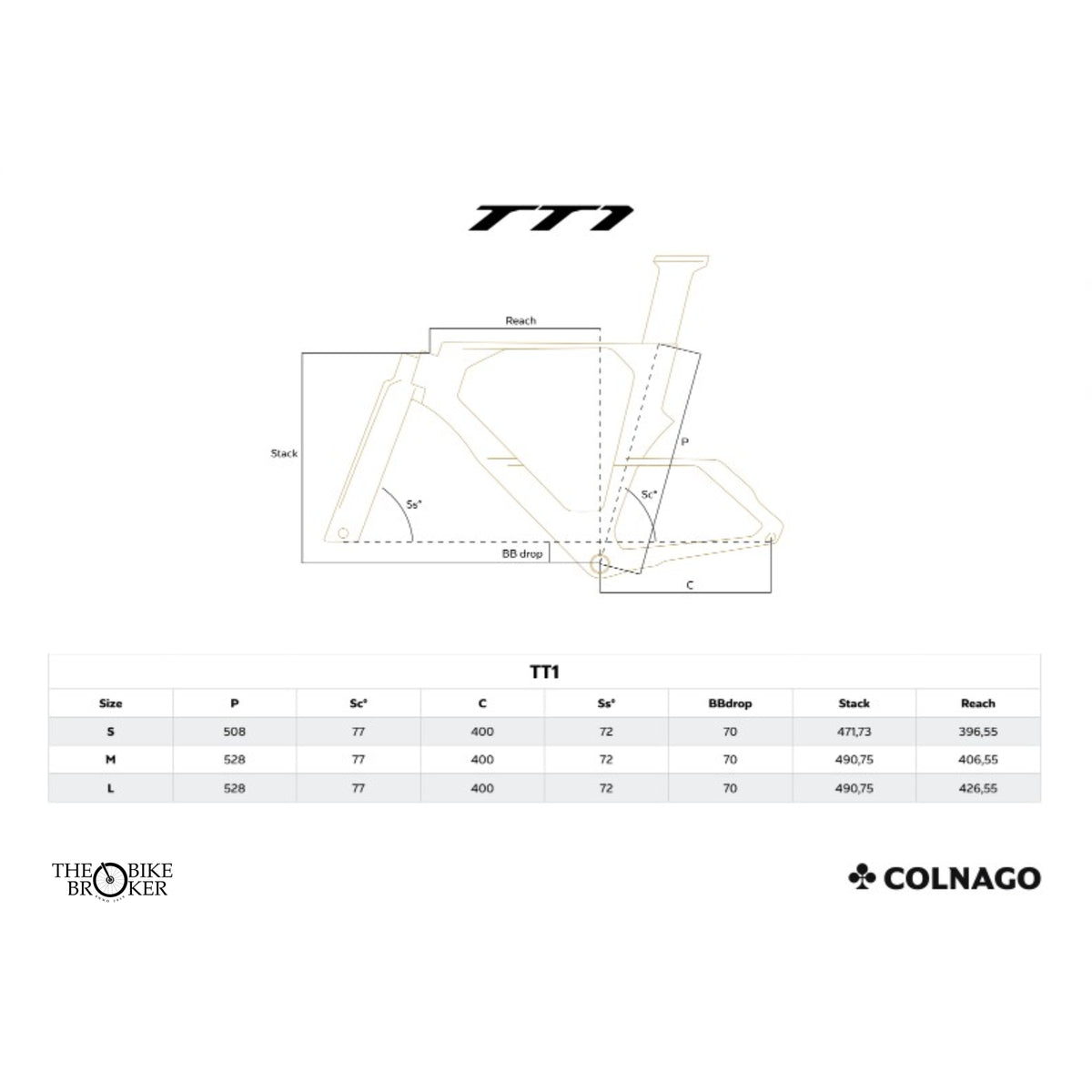 Colnago TT1 Time Trial Bike 2024 - Frameset - thebikebroker